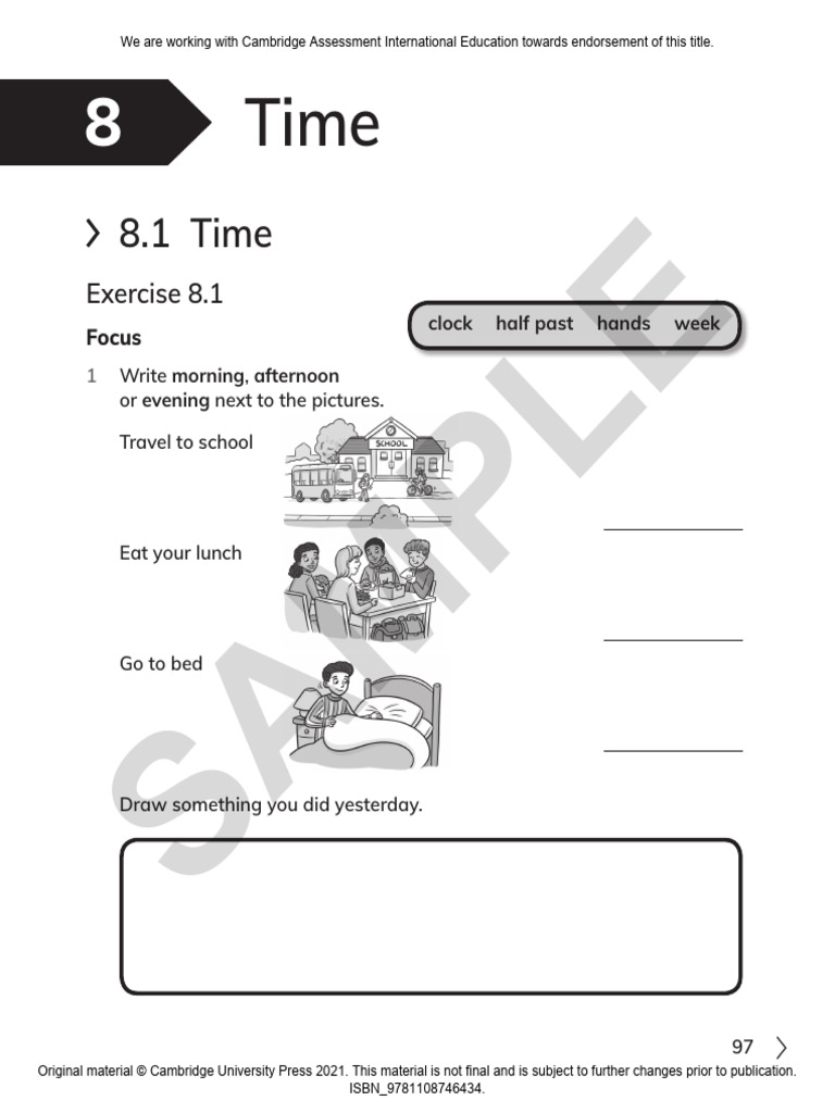 Cambridge 1 Math Time | PDF