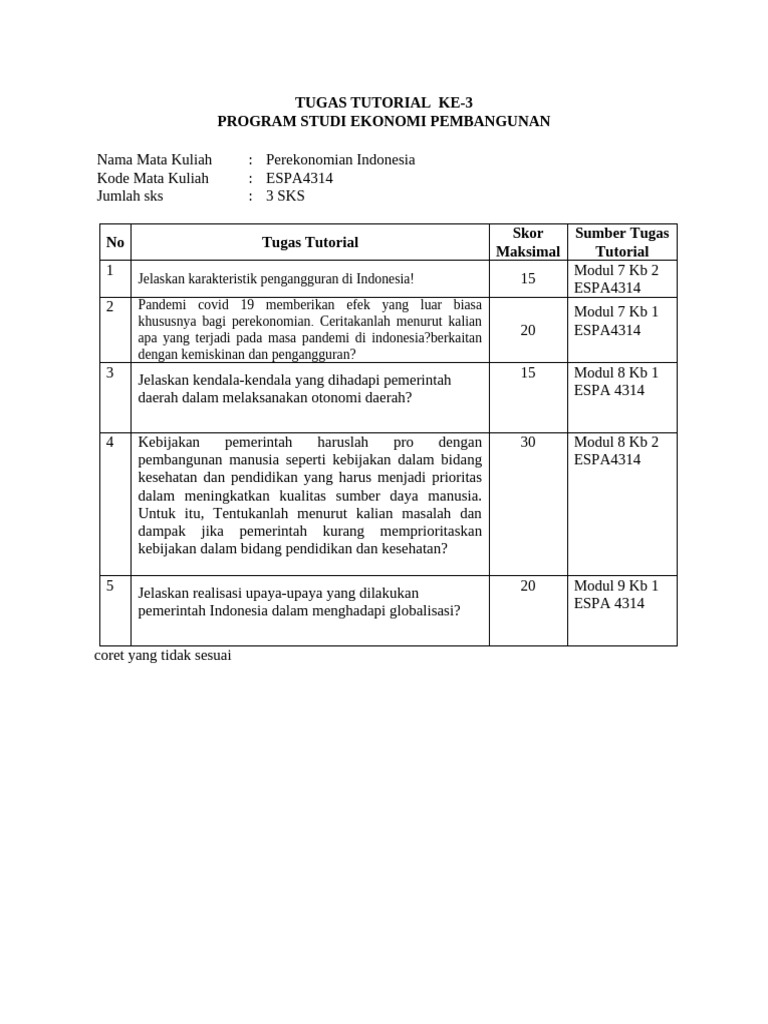 Tugas 3 Sesi 7 Perekonomian Indonesia Gian Hendi Pradana | PDF