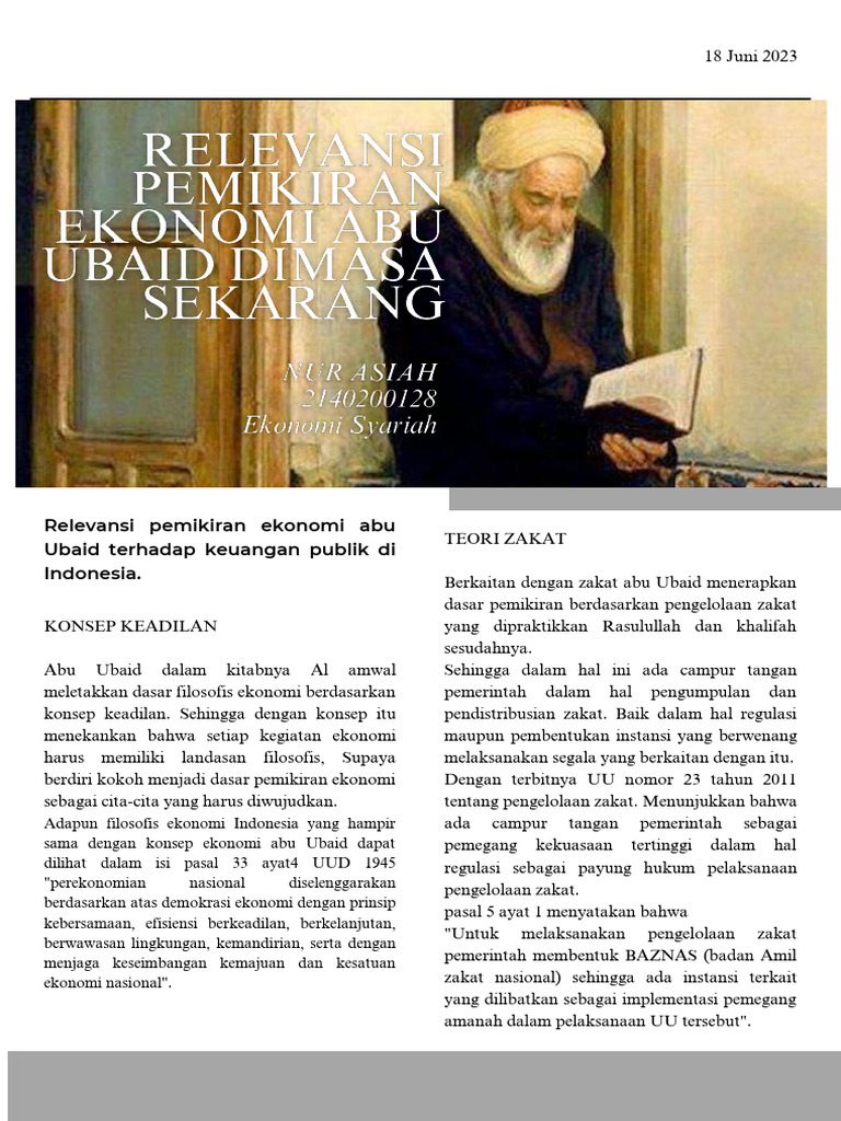 Artikel Abu Ubaid | PDF