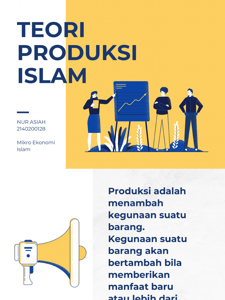 Teori Produksi Islam | PDF