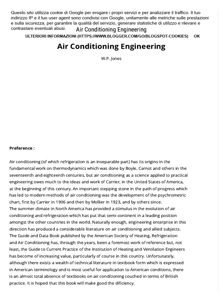 Air Conditioning Engineering - Engineering Books | PDF | Air ...
