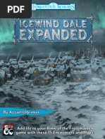 Icewind Dale Expanded Secrets Table | PDF | Forgotten Realms