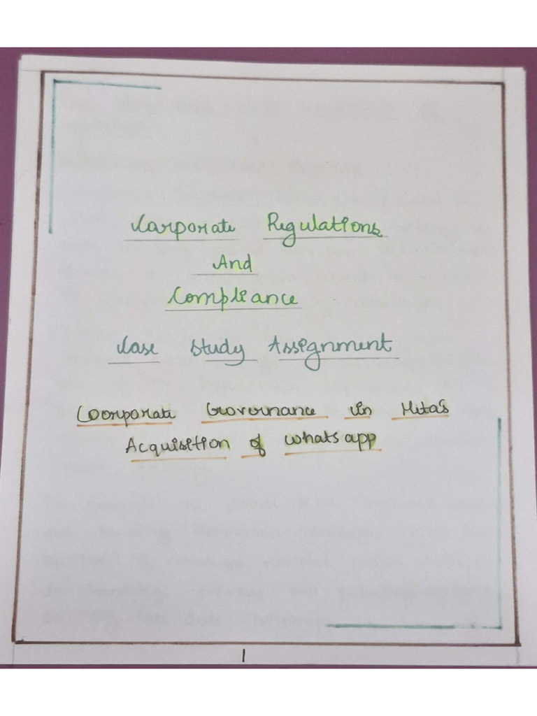 Law Sem 1 Case Study | PDF