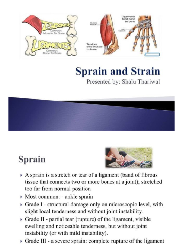 Sprain &Strain-WPS Office | PDF