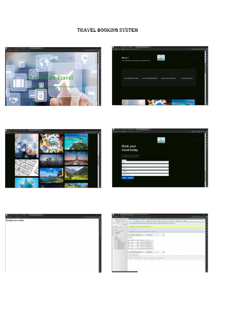 Travel Booking System | PDF