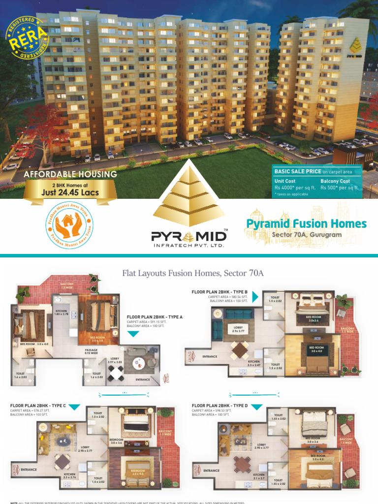 Pyramid Fusion Homes Brochure | PDF | Tile | Flooring