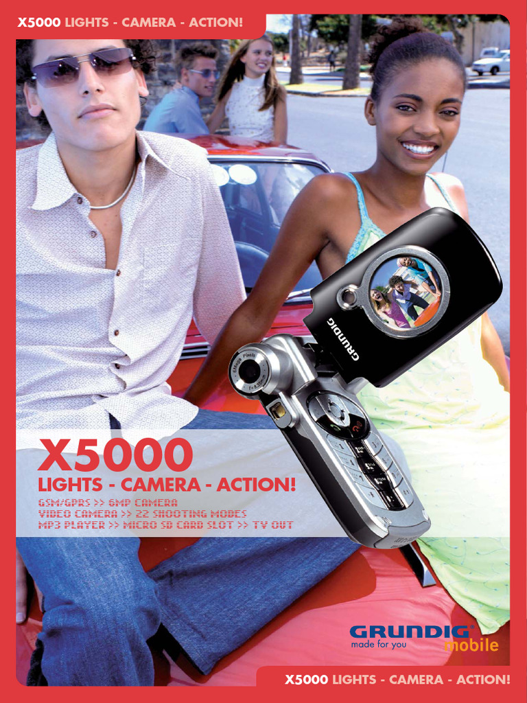 Grundig X5000 | PDF | Camera | Display Technology