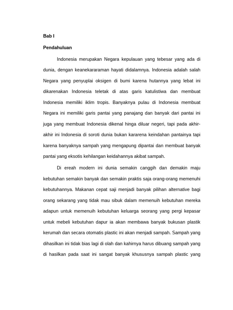 Pendahuluan Proposal | PDF