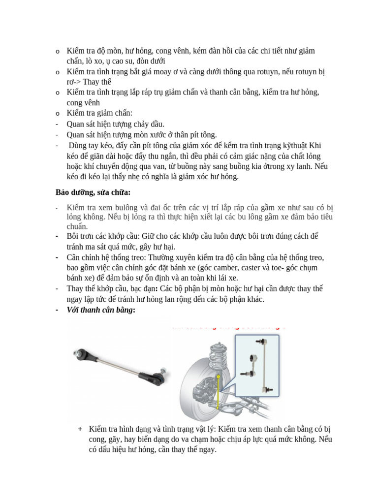 Kiểm tra bsdc ht treo | PDF