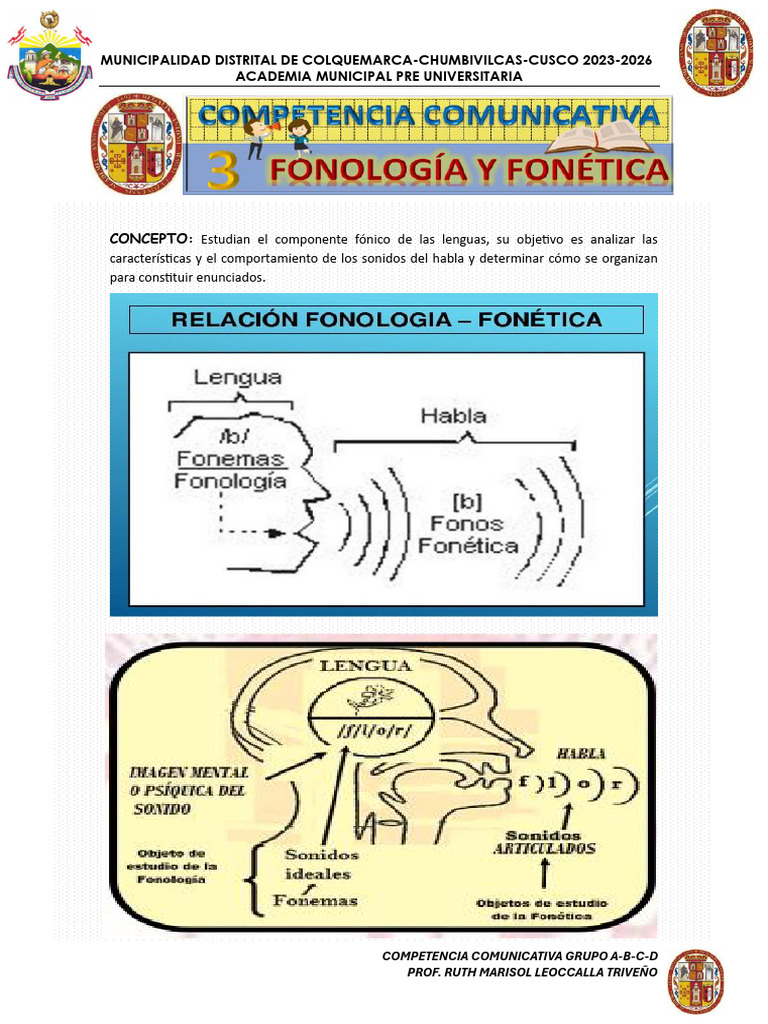 Fonología y Fonética en Español 2023 | PDF | Oído | Sonido