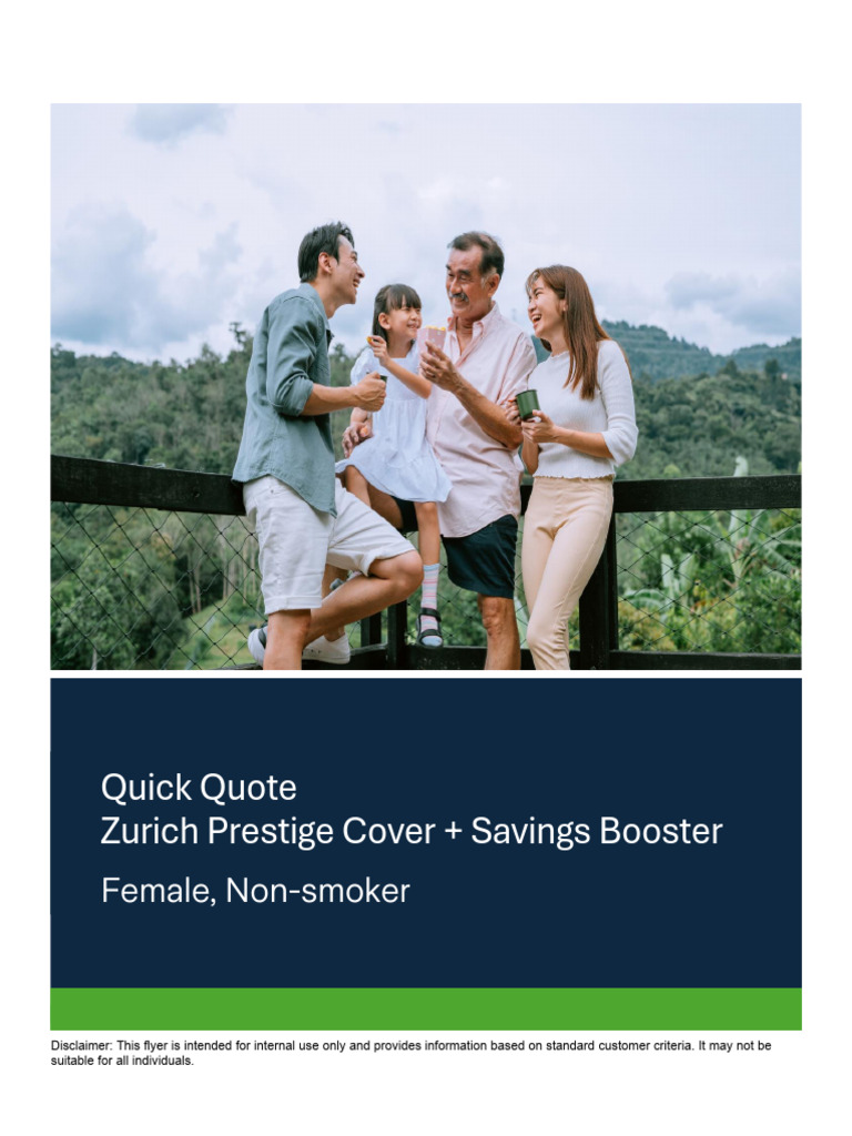 Zurich Prestige: Secure Your Future | PDF