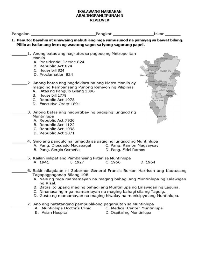 Ap3 q2 Reviewer | PDF