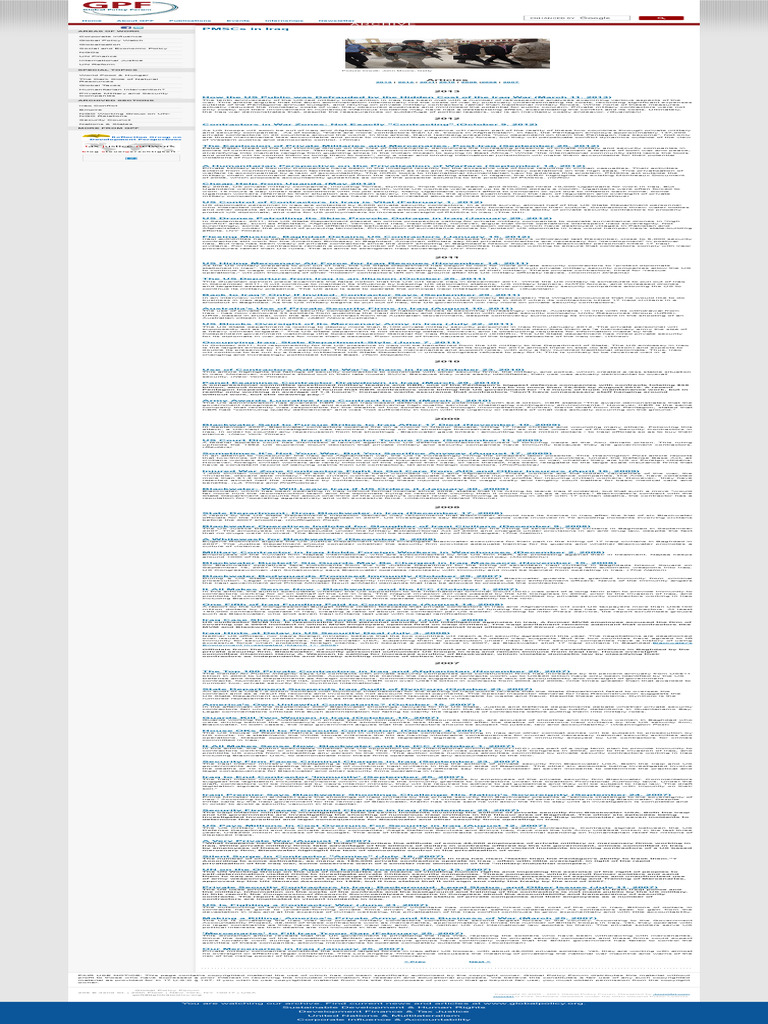 PMSCs in Iraq | PDF | Iraq | International Criminal Court