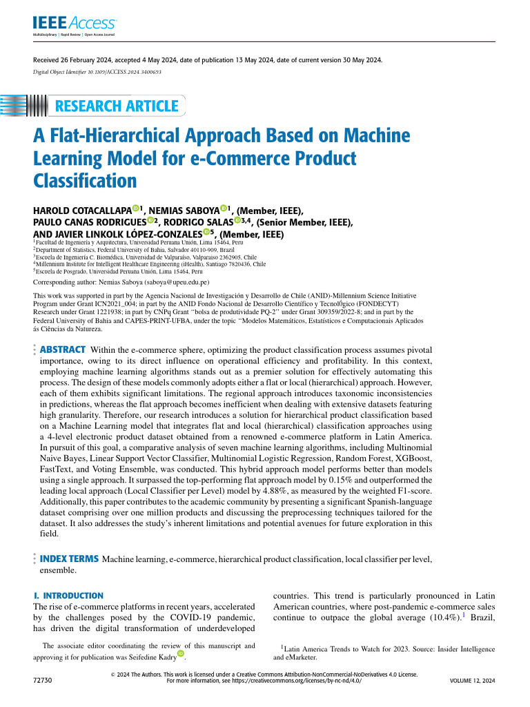 24 M A - Flat-Hierarchical - Approach - Based - On - Machine - Learning - Model - For - E ...