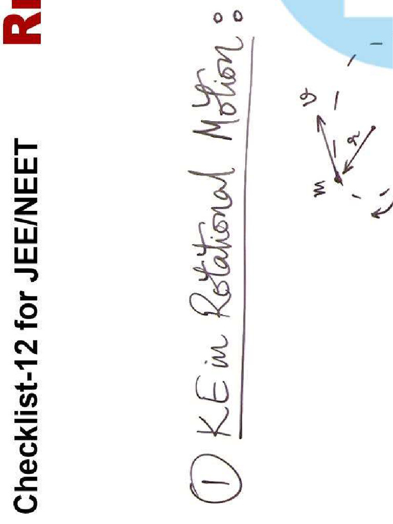 RBD Checklist 1 | PDF