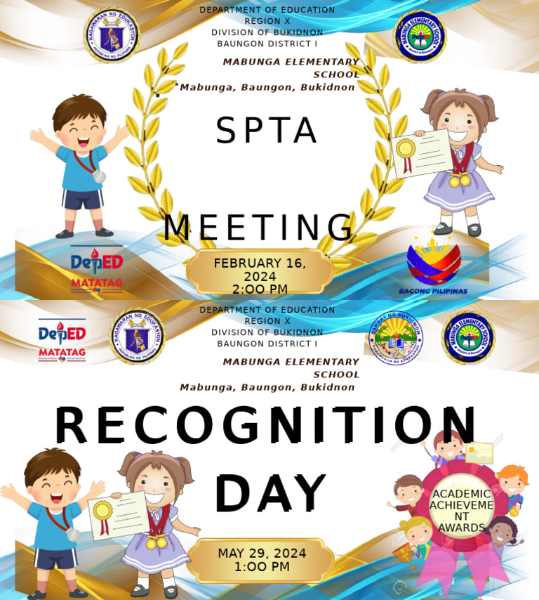 Pta and Recognition Day Tarp | PDF