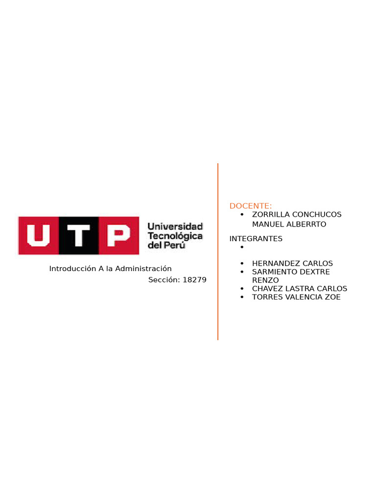 Trabajo 1 - Utp | PDF | Hacerse un nido | Logística