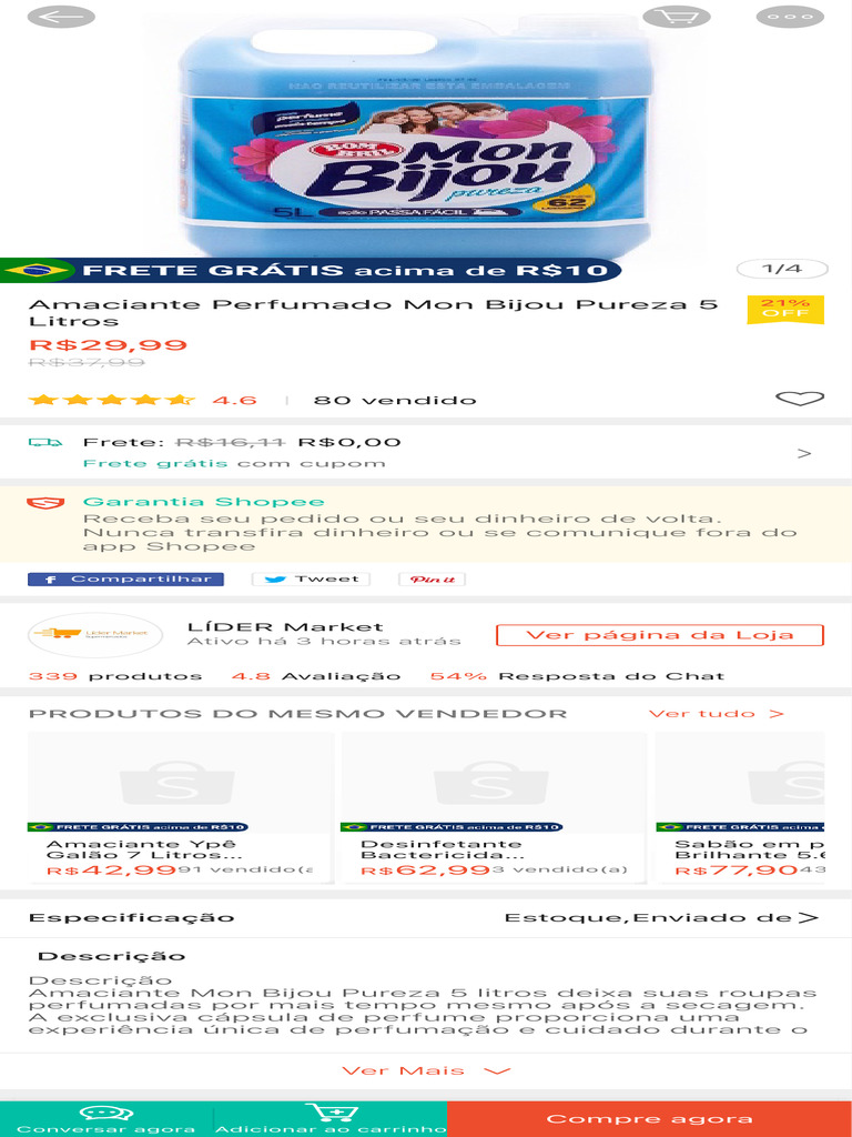 Shopee Brasil Ofertas Incríveis. Melhores Preços Do Mercado | PDF