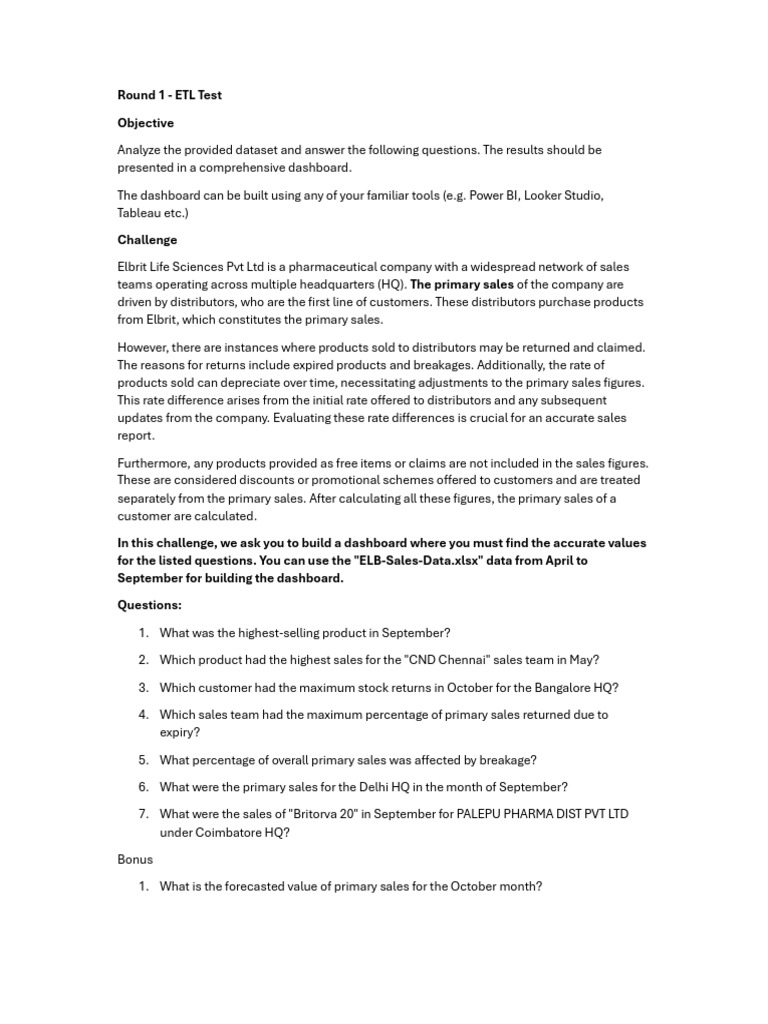 Data Science - Test | PDF | Data Analysis | Information Technology ...