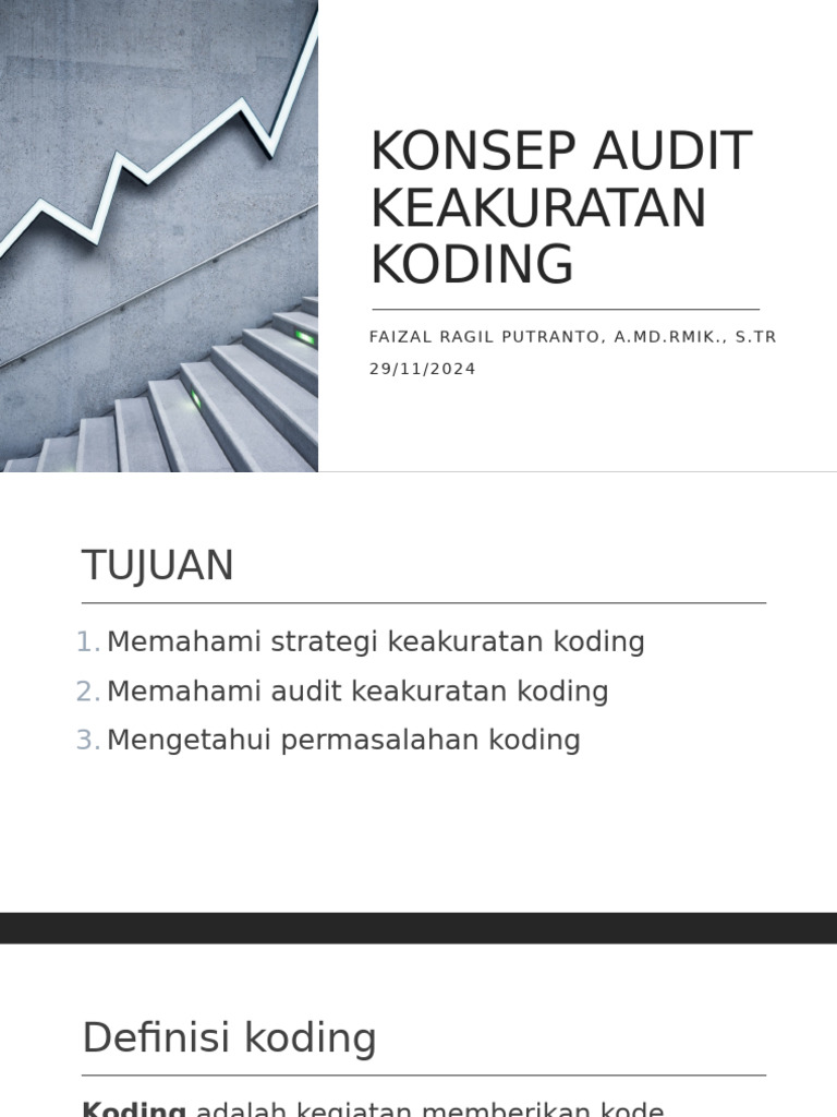 Pertemuan 3 Konsep Audit Keakuratan Koding | PDF