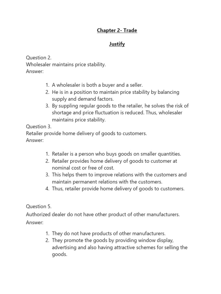 Trade XI Ocm Justify | PDF | Retail | Prices