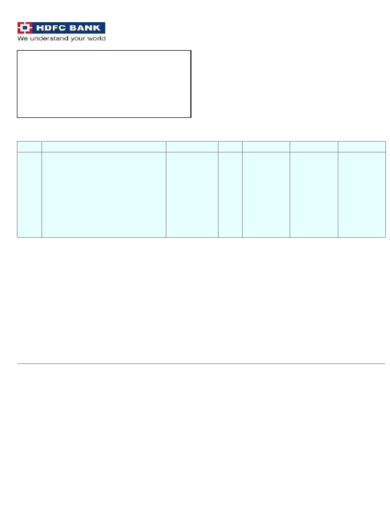 HDFC August Statement | PDF | Business Economics | Payments