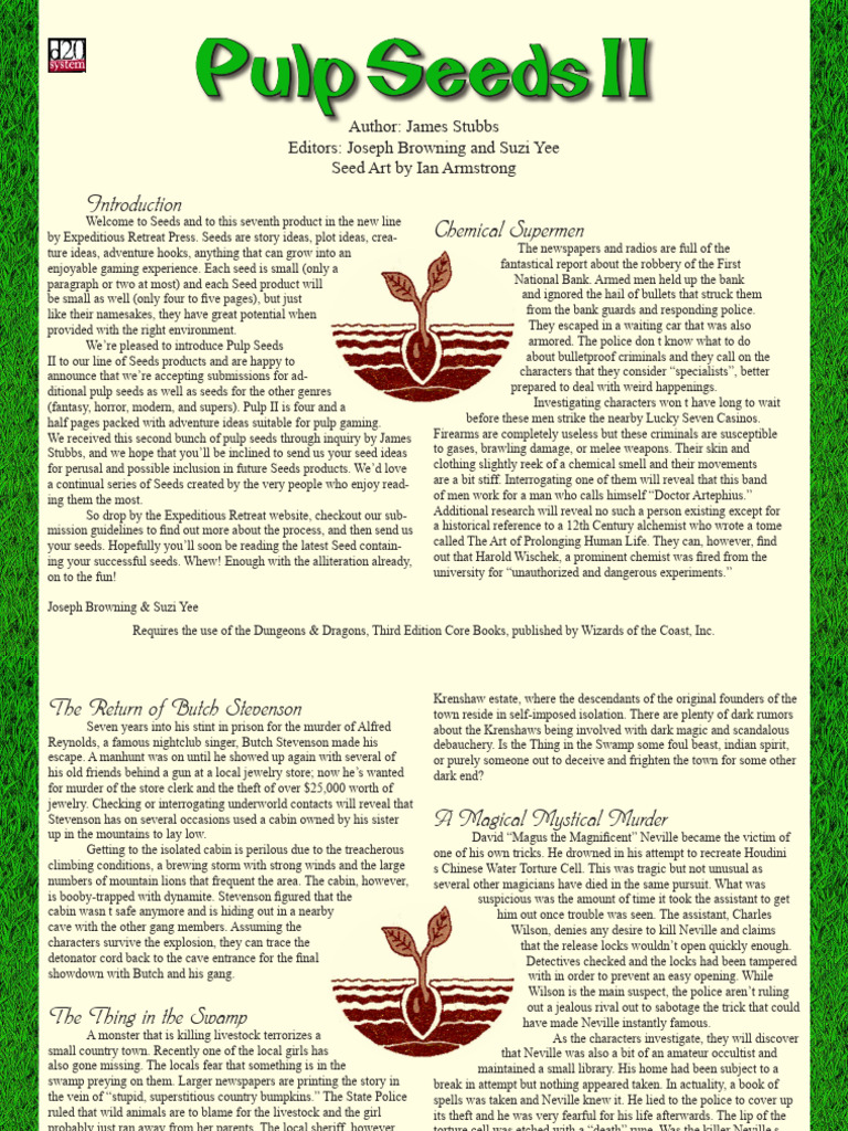 Pulp Seeds II (XRP4007) | PDF | Copyright | License