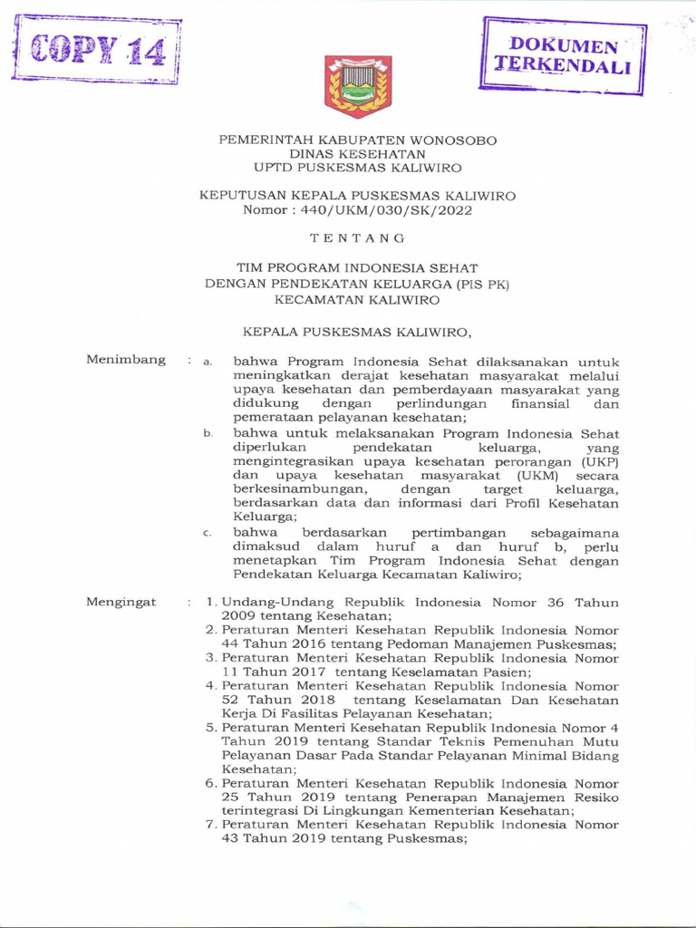 SK Tim Pispk 2023 | PDF