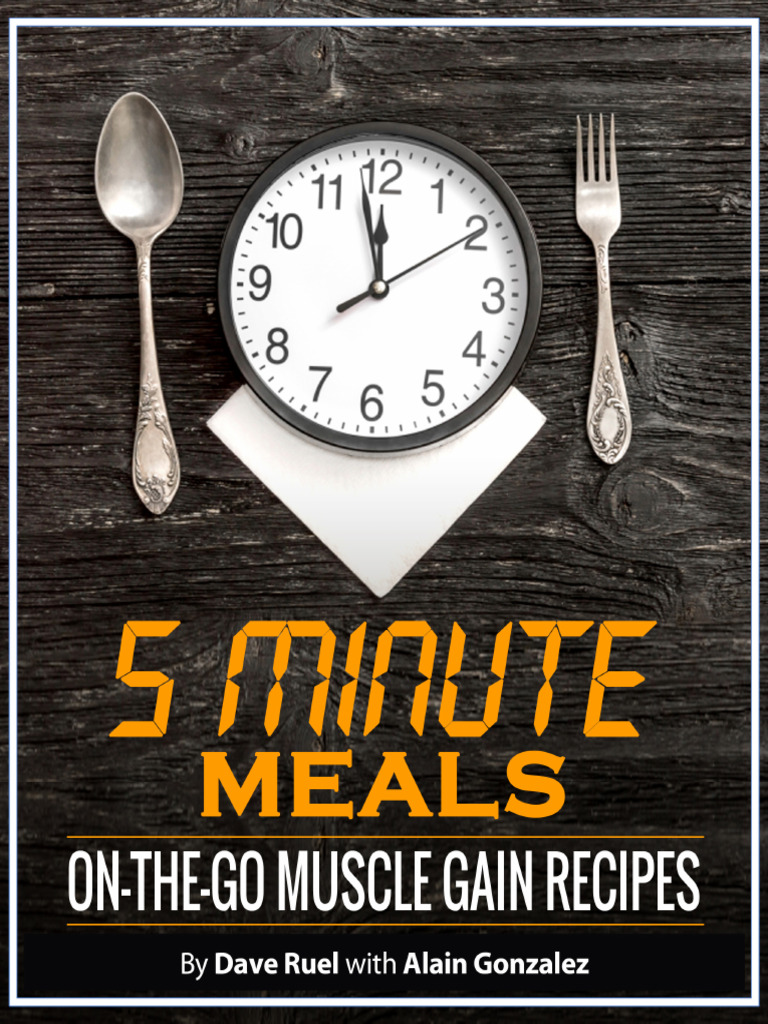 5 Minute Meals | PDF | Desserts | Pizza