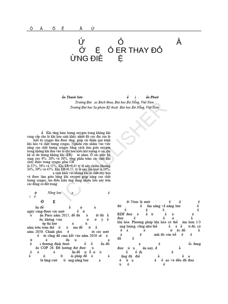 Syngas Compostion | PDF