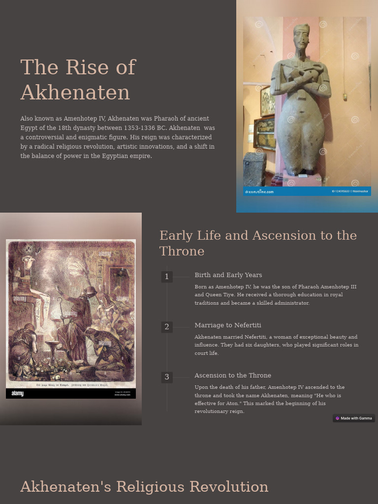 Akhenaten: Egypt's Revolutionary Pharaoh | PDF | Akhenaten