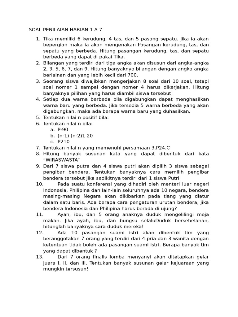 Latihan Matwa Asas | PDF