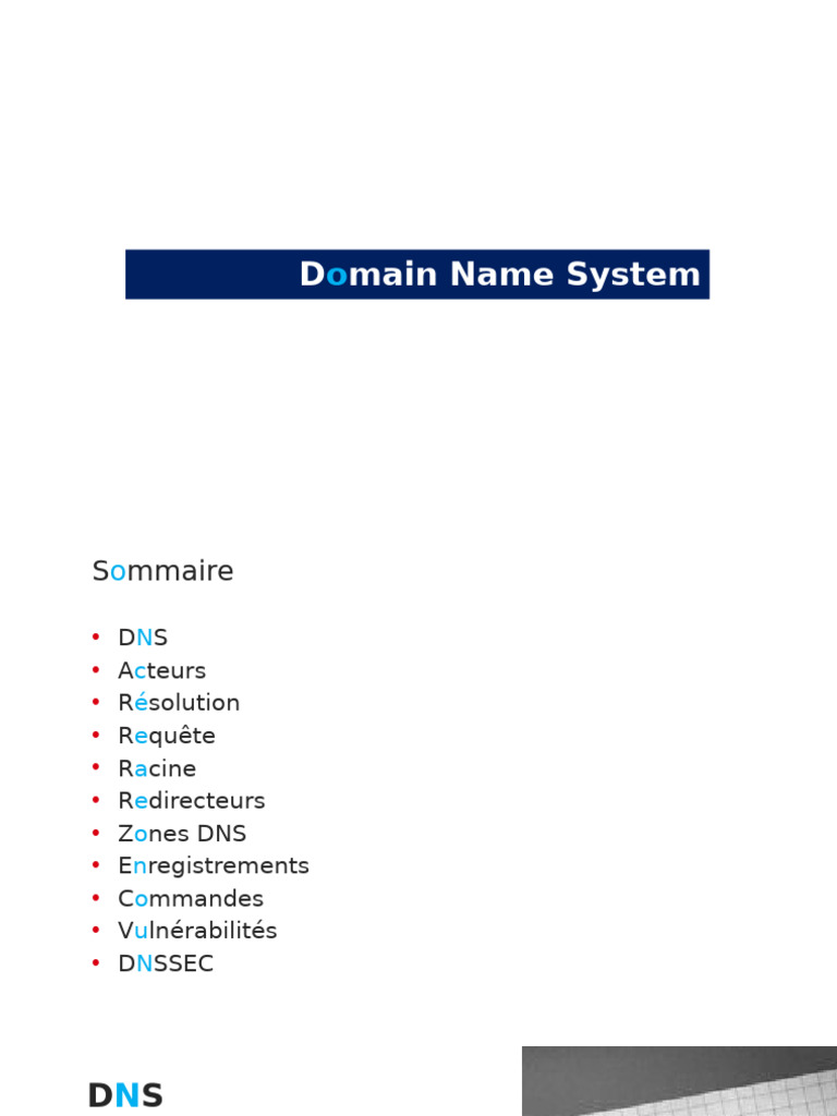 WS - DNS | PDF | Système de noms de domaines | Informatique