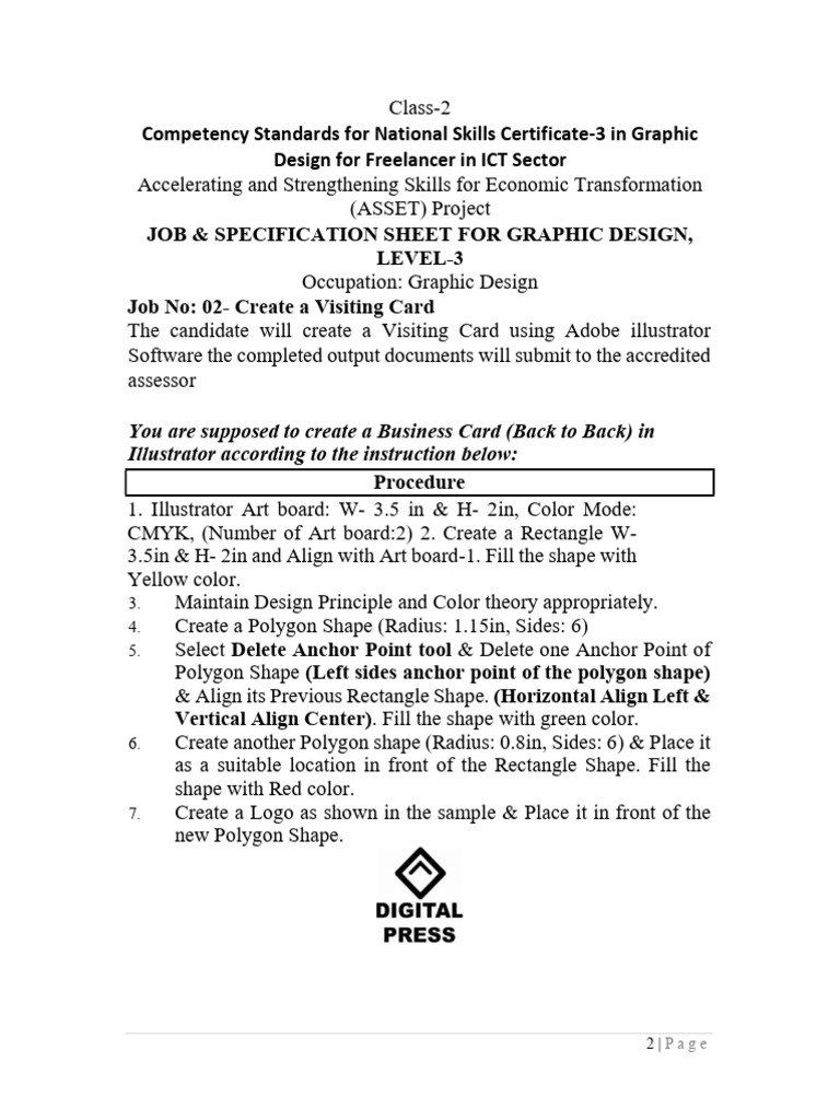 Class-2 Question Paper | PDF | Arial | Graphic Design