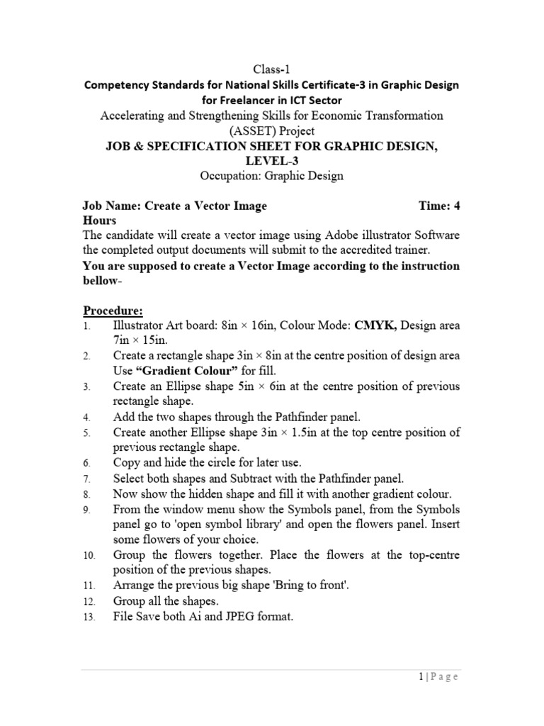 Class-1 Question Paper | PDF