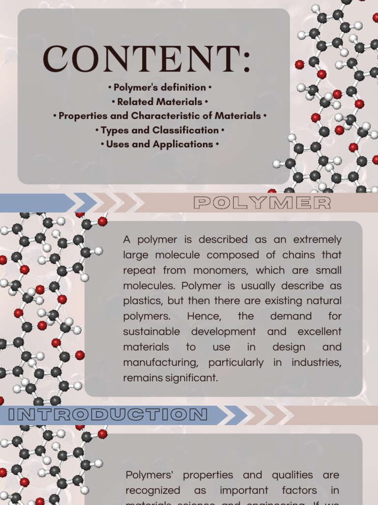 POLYMER | PDF | Polymers | Copolymer