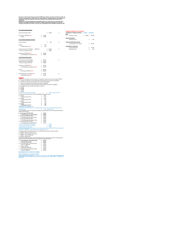 Nhom 1 Equity Instrument V3 | PDF | Investing | Income