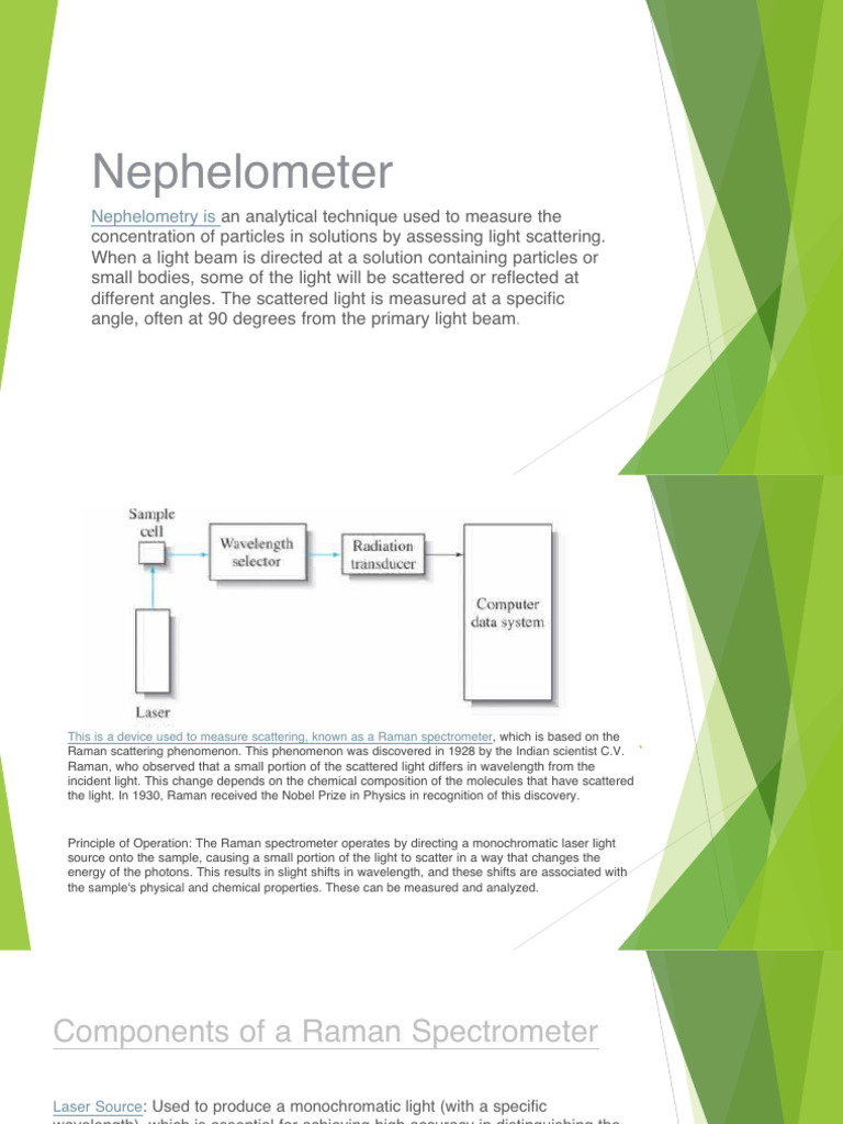 Nephelometer: Nephelometry Is | PDF | Raman Spectroscopy | Light