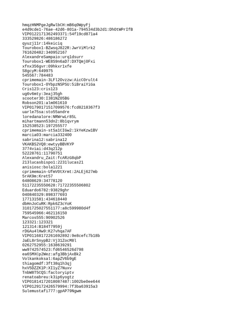 Tourobox1 User Credentials List | PDF