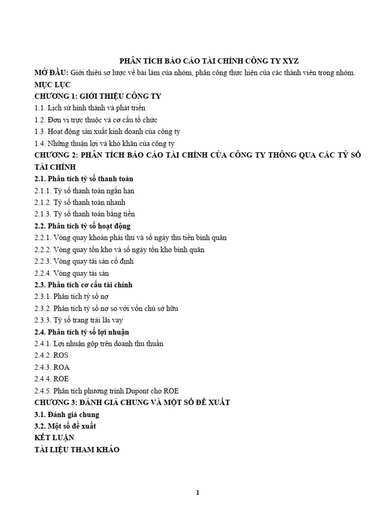 Bai Nhom PT BCTC | PDF