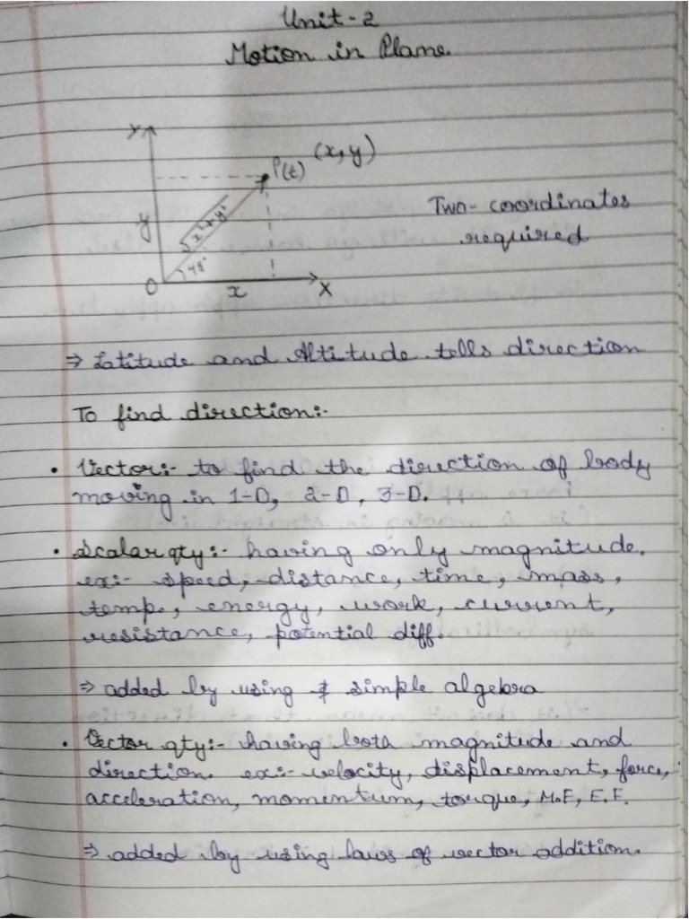 CH 3 Physics Part 1 | PDF