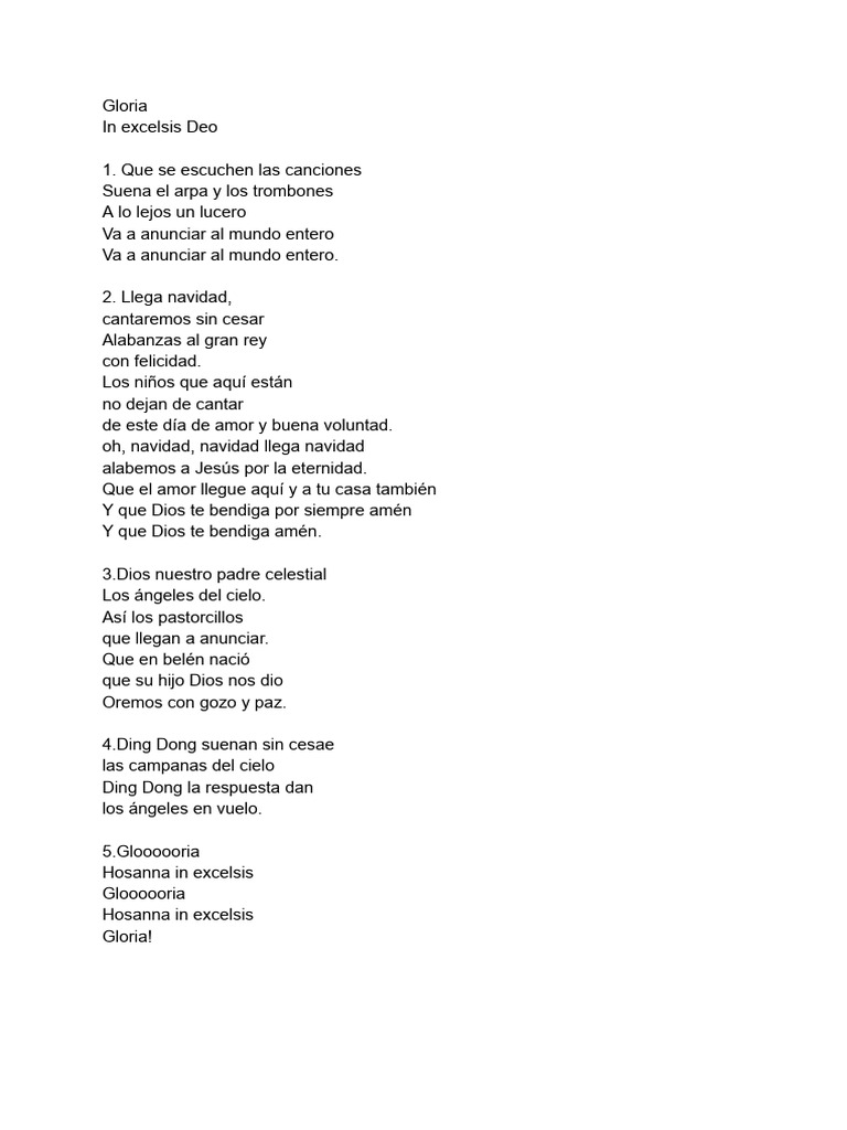 Villancicos Medly | PDF