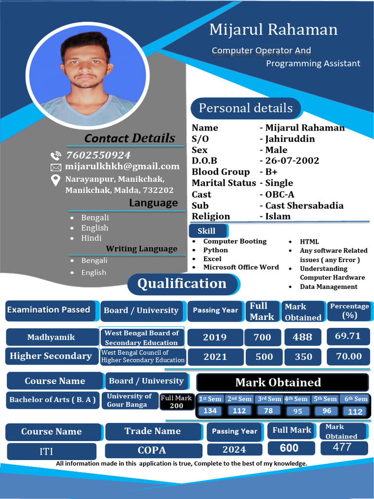 CV Mijarul-3 | PDF | Computing