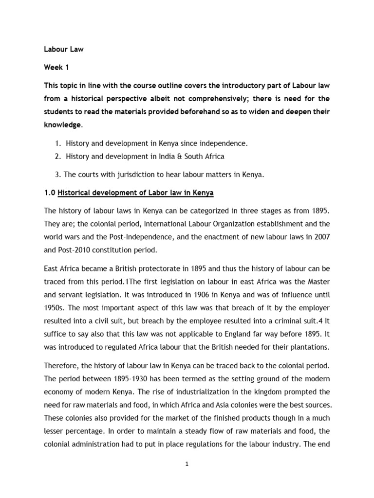 Labour Law | PDF | Labour Law | Trade Union