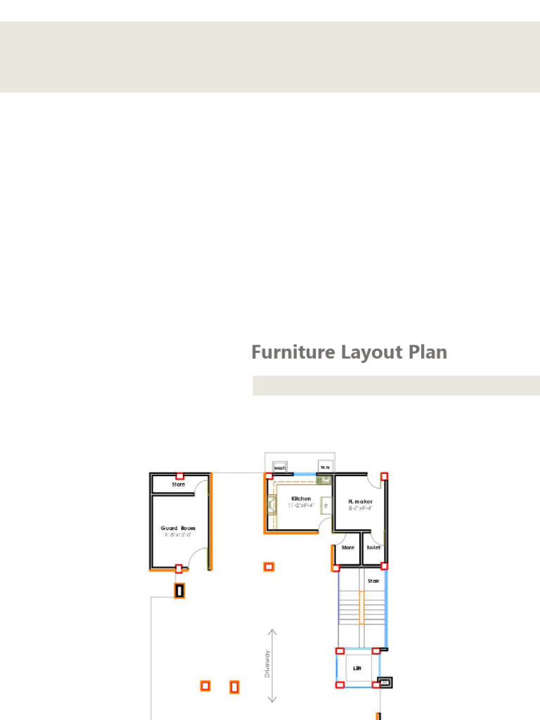 Comprehensive Furniture Layout Plans | PDF