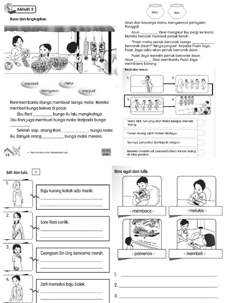 Ulang Kaji BM THN 2 (Jilid 2) | PDF