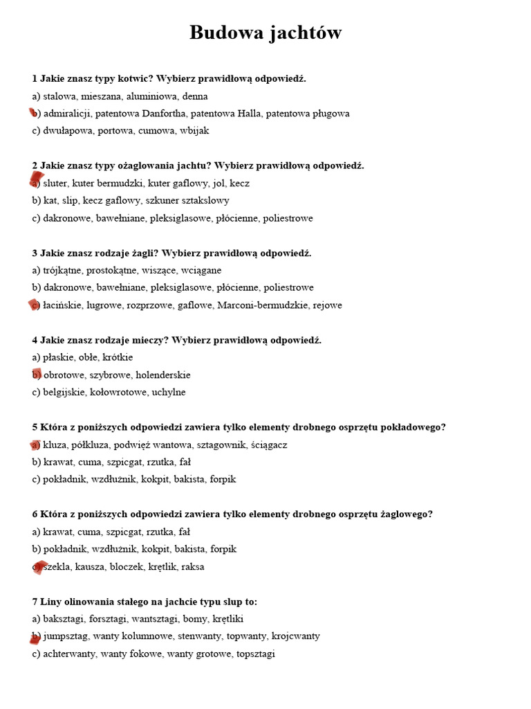 BUDOWA JACHTÓW Calosc | PDF