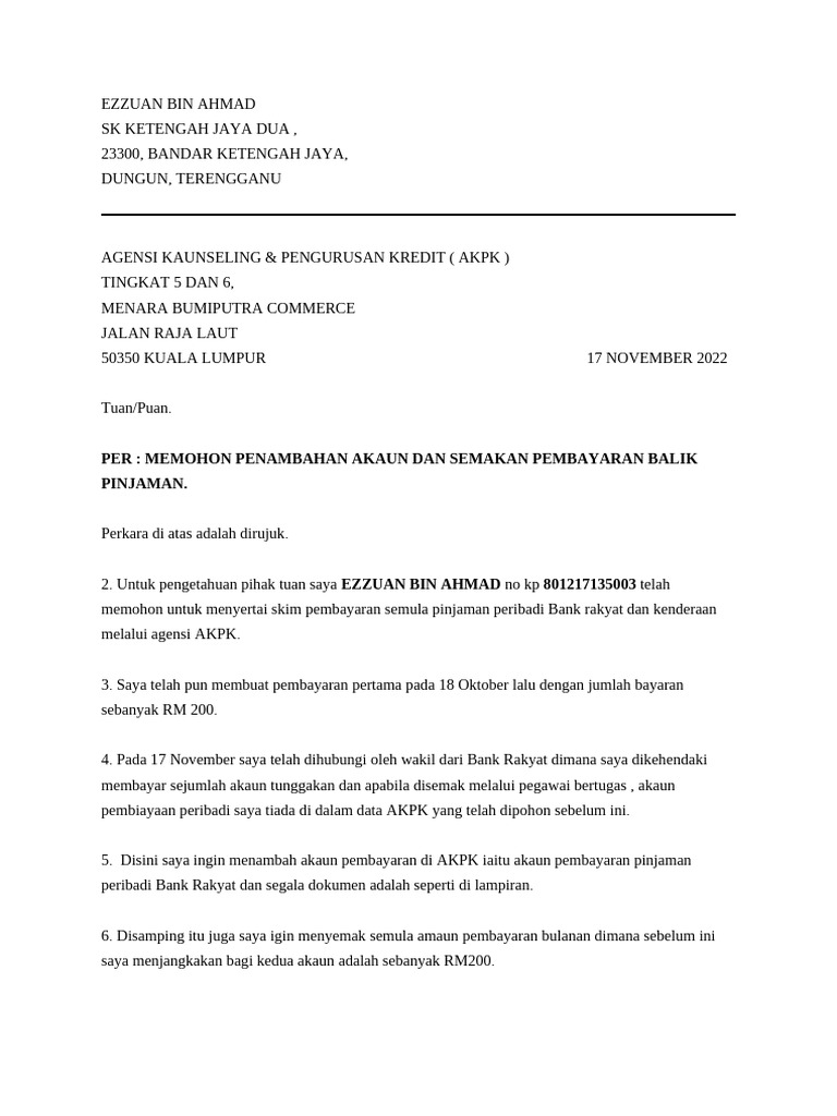 AKPK | PDF