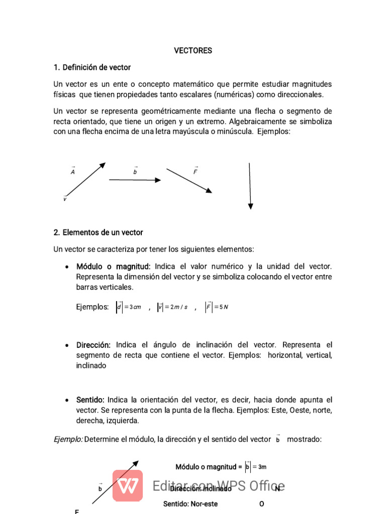 Clase de Vectores | PDF | Sistema de coordenadas Cartesianas | Vector ...
