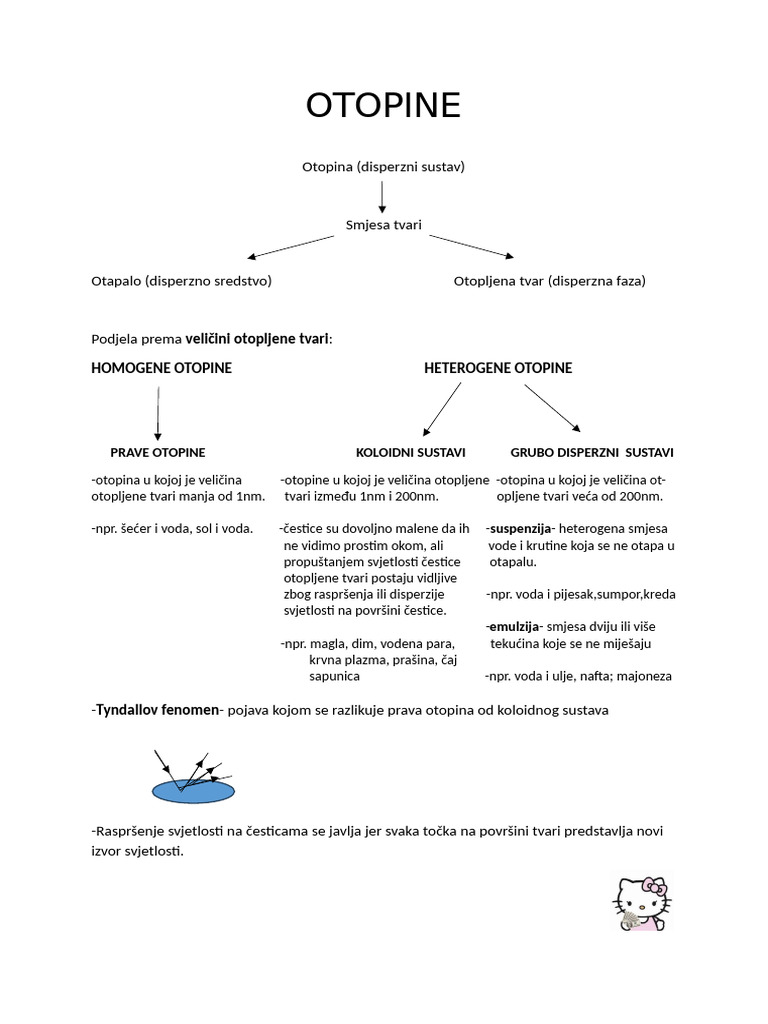 Kemija - Otopine | PDF